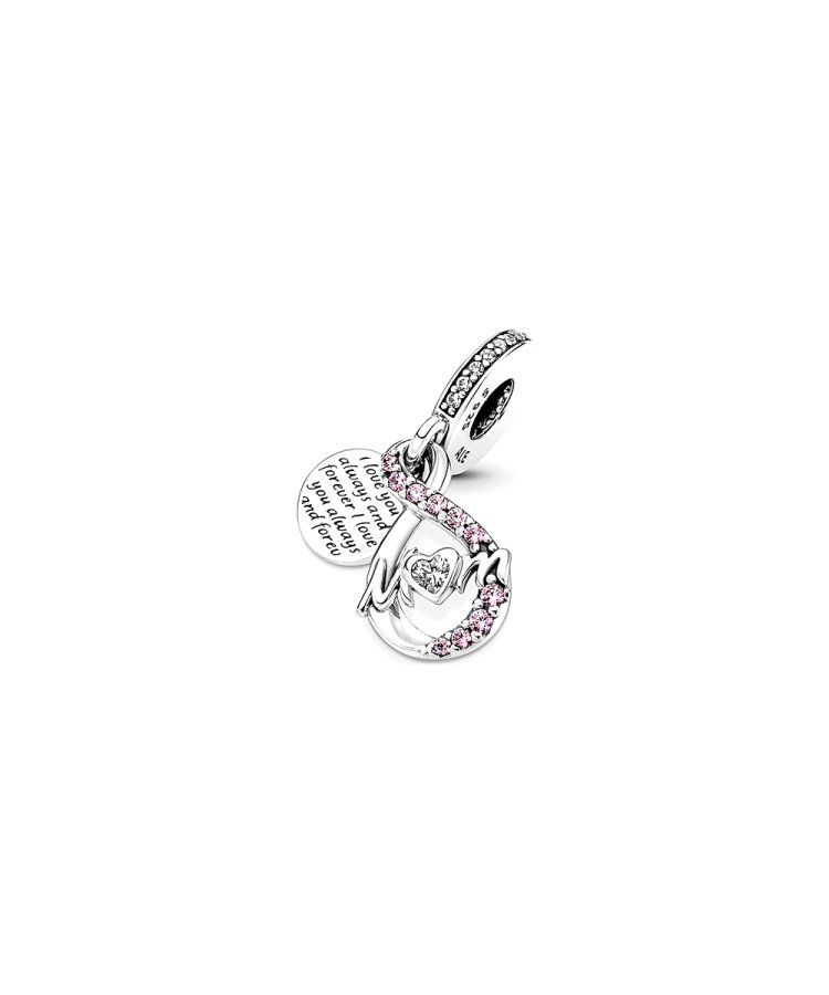 Pandora Mum Infinity Pavé Joia Conta Pendente Pulseira Mulher 791468C01 ...